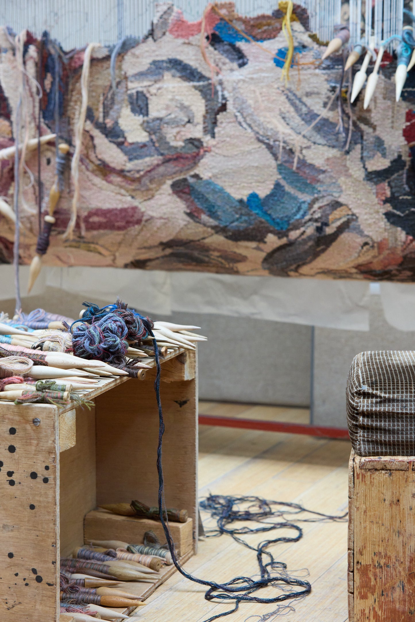 Tapestry Colour Studies: Dovecot Studios after Leon Kossoff, Study fro