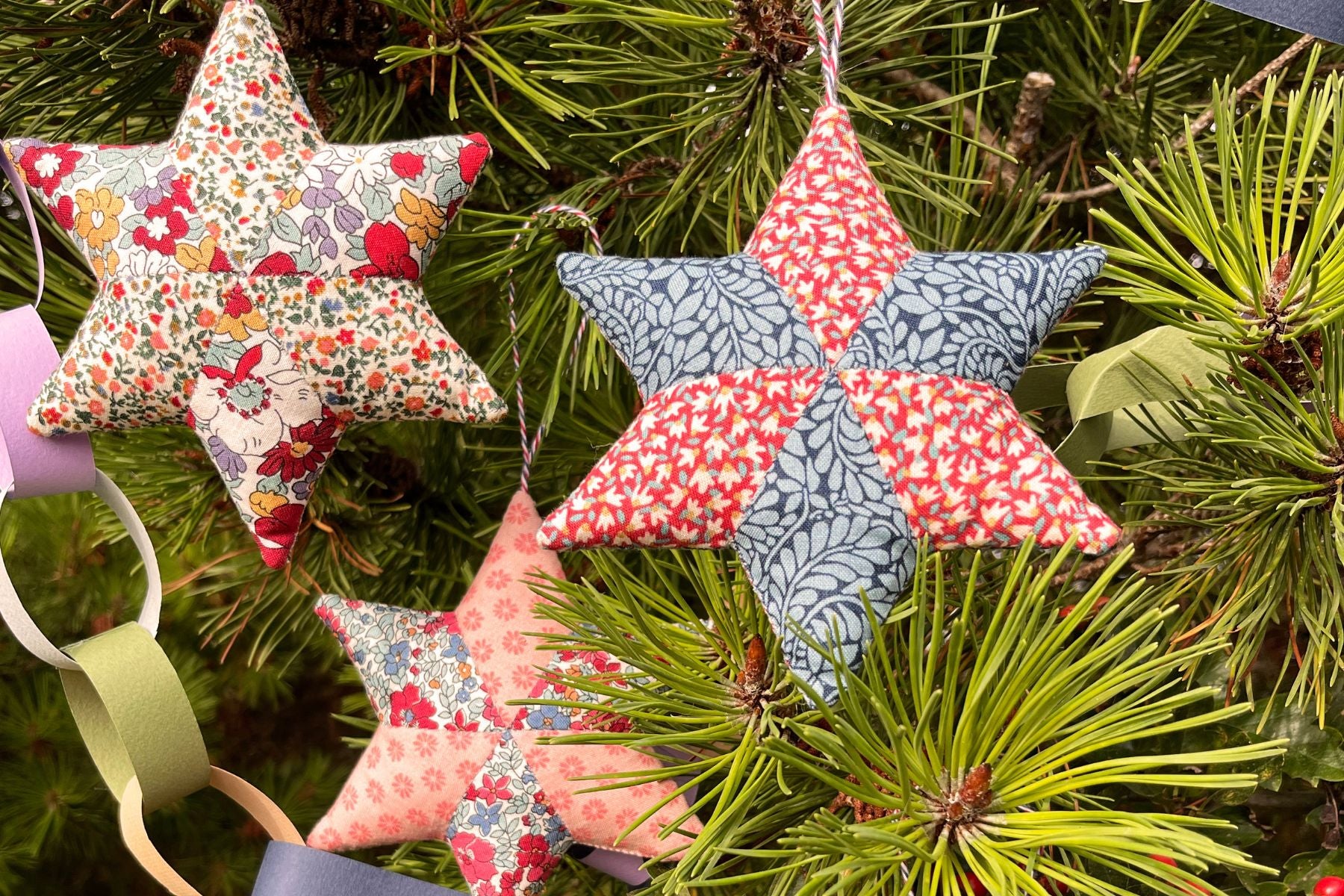 Patchwork Star Decorations - With Liberty Fabrics Workshop | 6th Decem ...